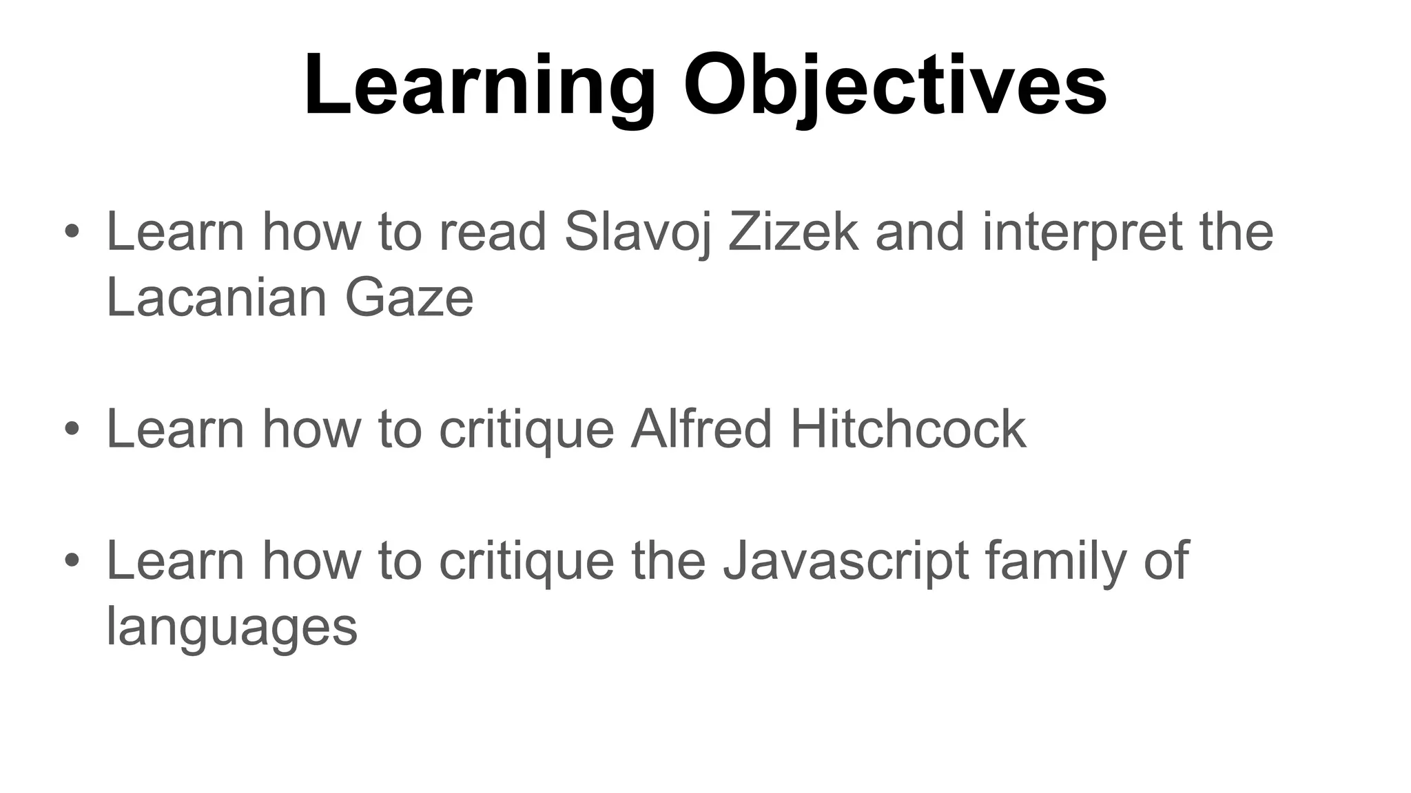 Looking Awry at Javascript | PPT