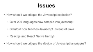 Looking Awry at Javascript | PPT