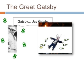 Looking back, Gatsby. | PPSX | Fiction | Books and Literature