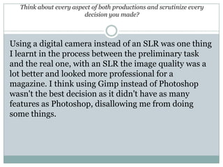 Preliminary task, Q7 | PPTX