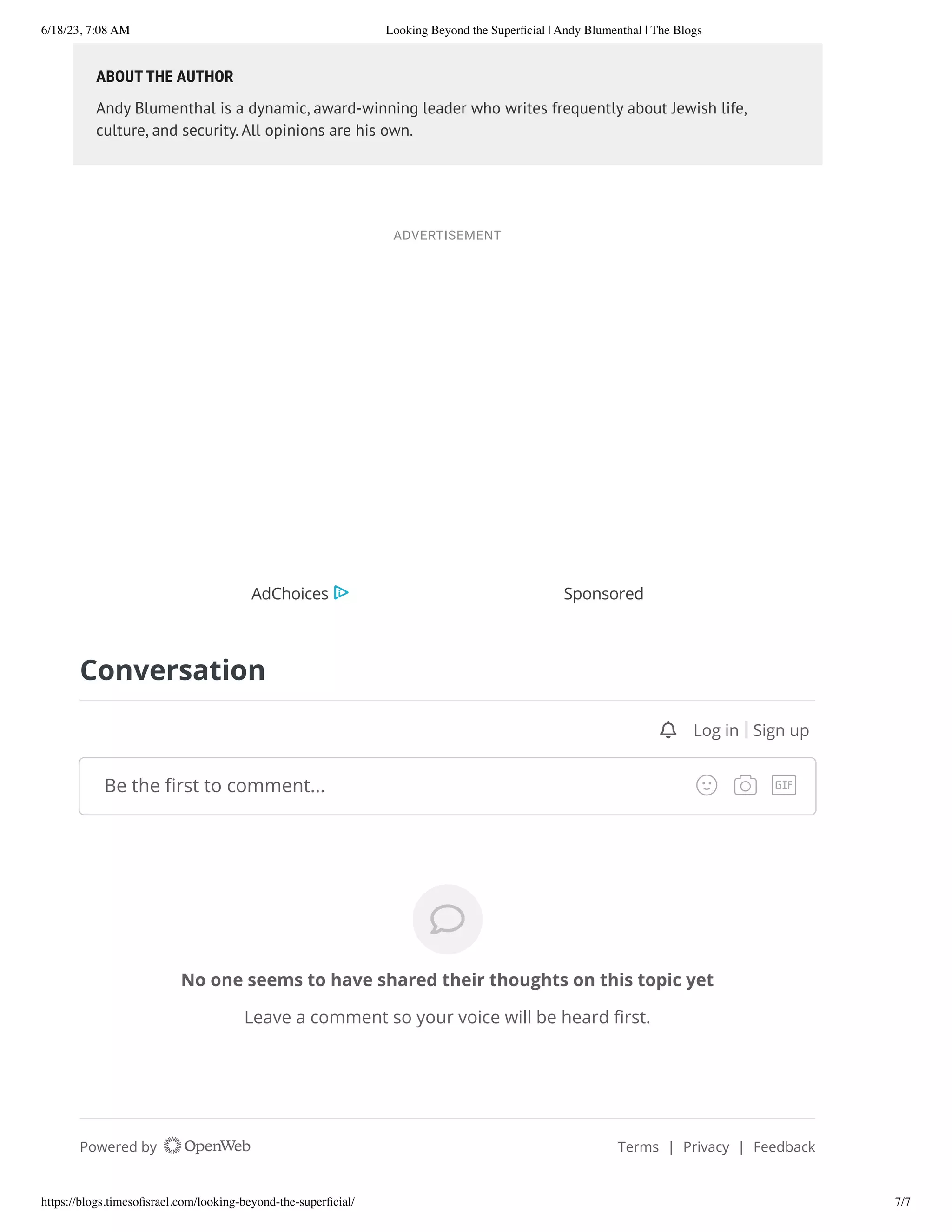 Looking Beyond The Superficial.pdf | Judaism | Religion & Spirituality