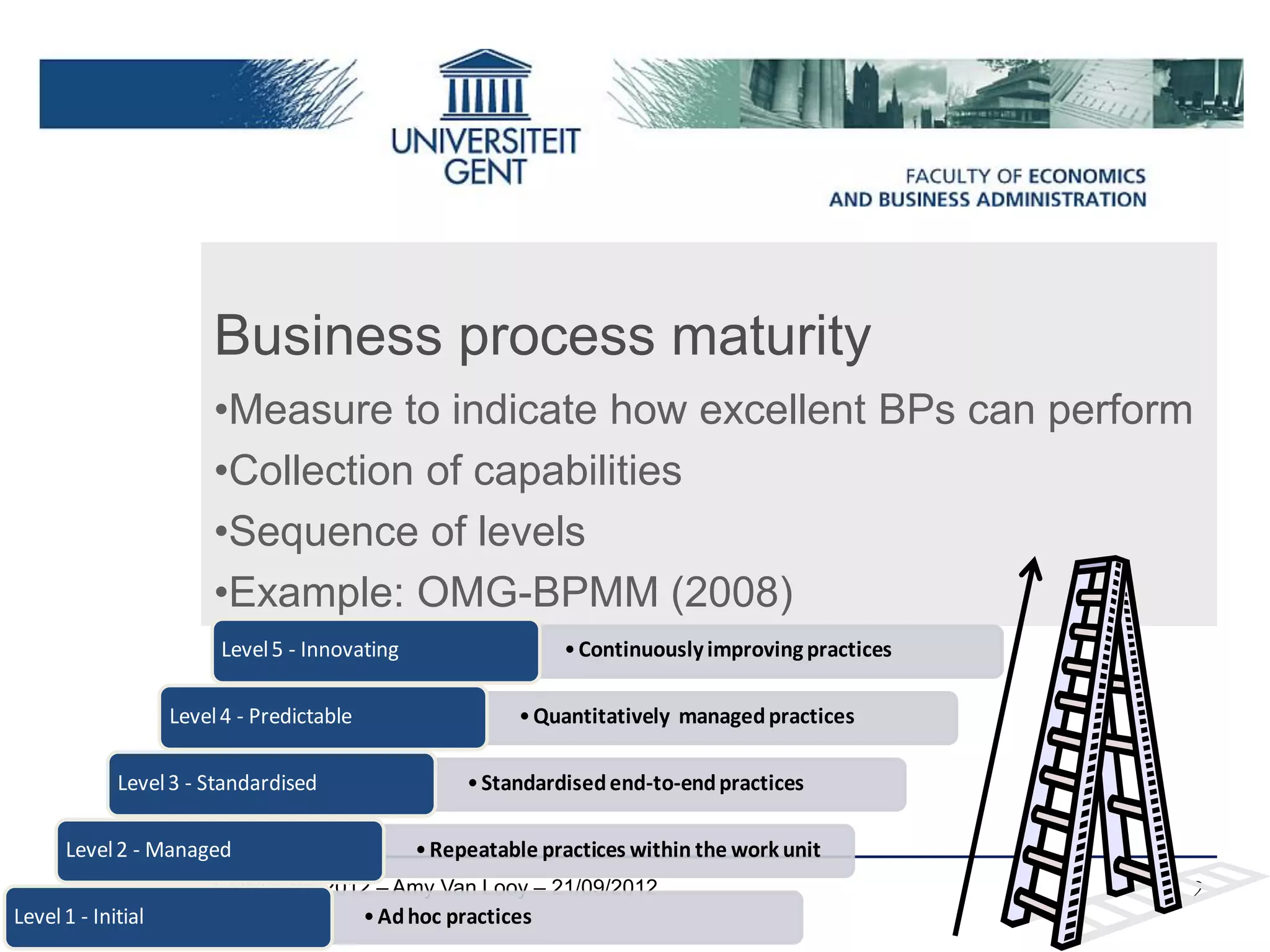 Looking for a Fit for Purpose. Business Process Maturity Models from a ...