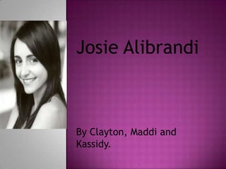 Looking for Alibrandi character profiles | PPTX