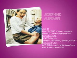 Looking for Alibrandi character profiles | PPTX