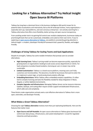 Looking for a Tableau Alternative Try Helical Insight Open Source BI Platforms.pdf
