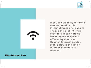 Looking for New Internet Connections in Houston | PPTX | Internet ...