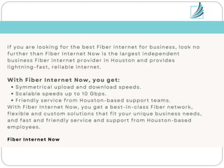 Looking for New Internet Connections in Houston | PPTX | Internet ...