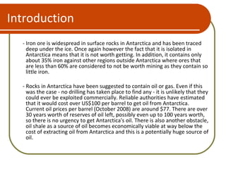 Looking For Oil And Iron | PPT