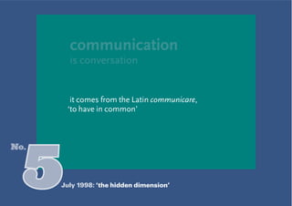 Looking forward, looking back | PPT