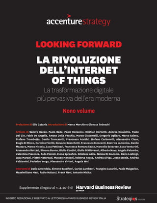 Looking Forward - La Rivoluzione dell'Internet of Things | PDF