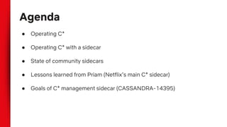 Looking towards an official cassandra sidecar netflix | PPT