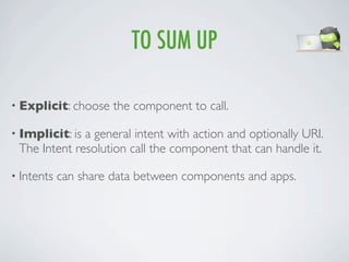 Intents are Awesome | PPT