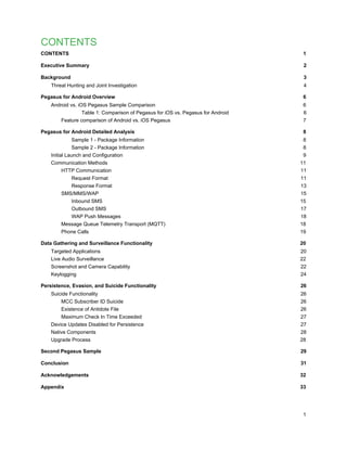 Lookout pegasus-android-technical-analysis | PDF