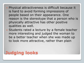 Looks vs personality me | PPTX