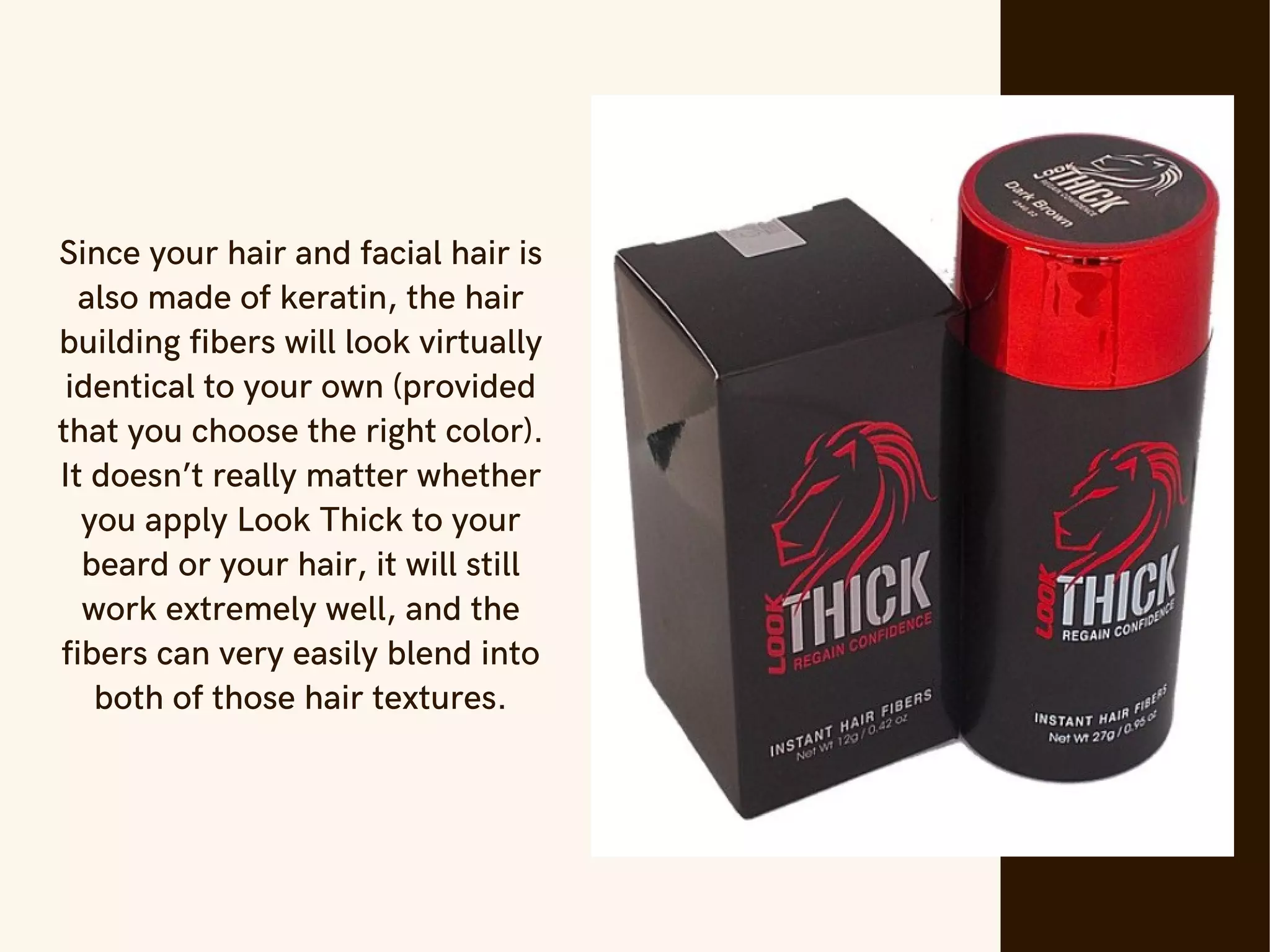 Look thick's Hair Fibers For Beard | PPT
