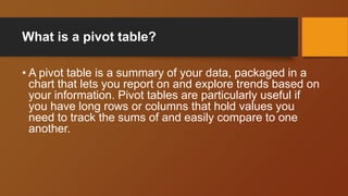 Lookup and PIVOT.ppt