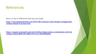 Lookup Wizard Data Type - Ms. Access.pptx