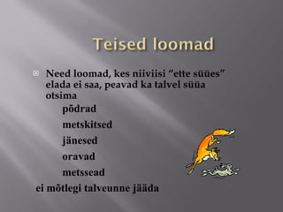 Loomad talvel[1] | PPT