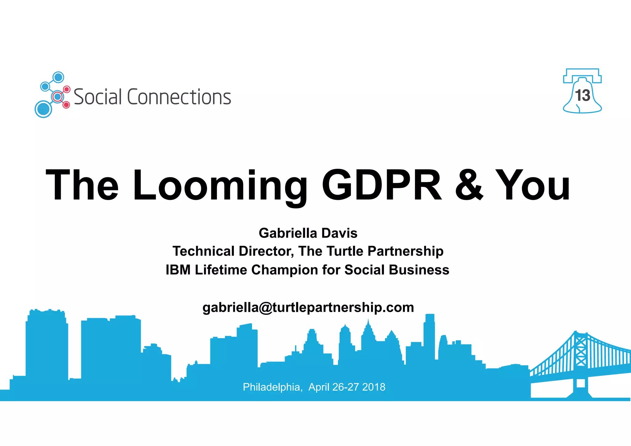 How To Approach GDPR Preparation & Discovery | PPT