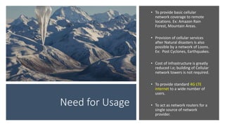 Loon project | PPTX | Internet | Computing