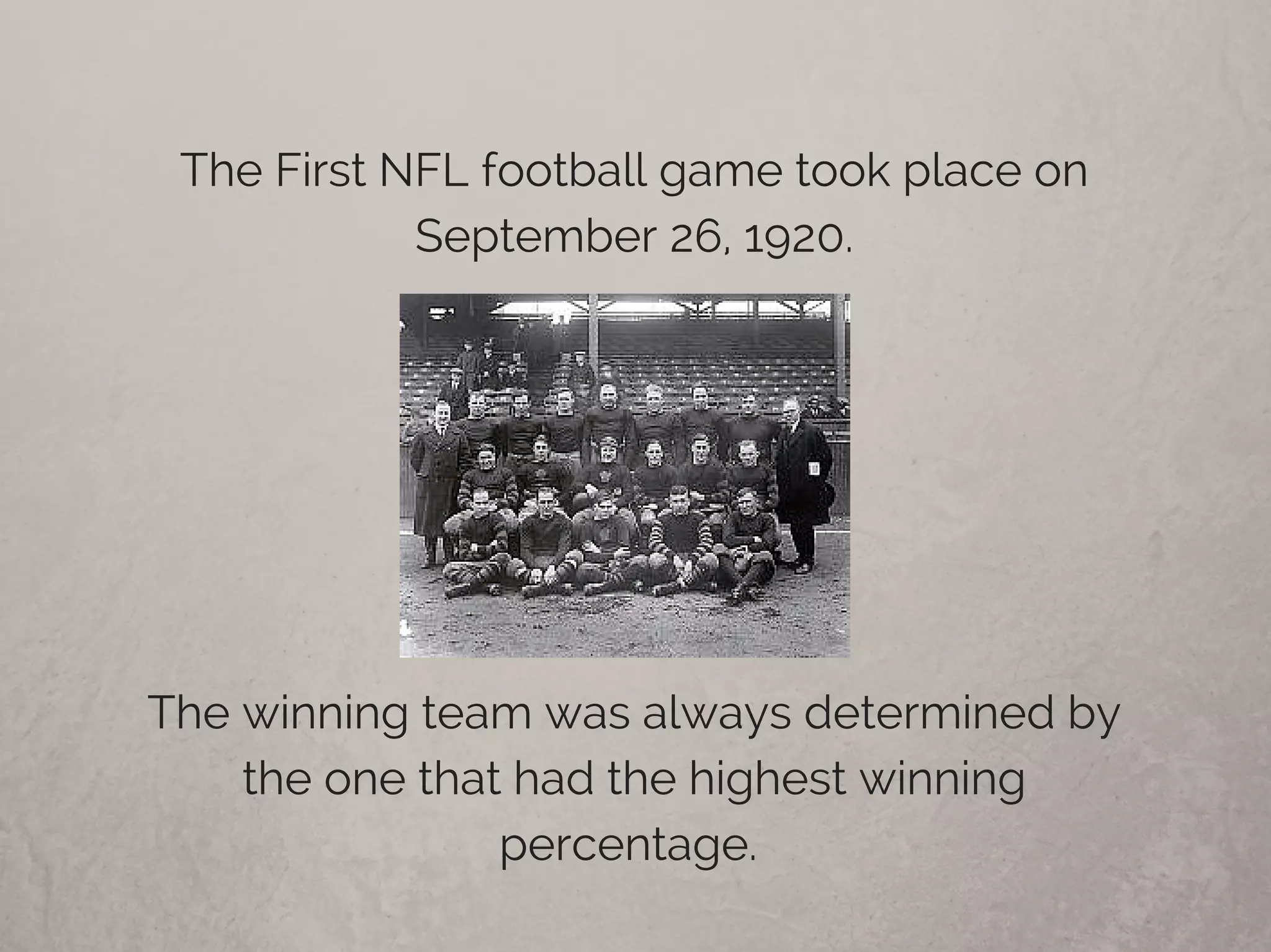history of nfl | PPT