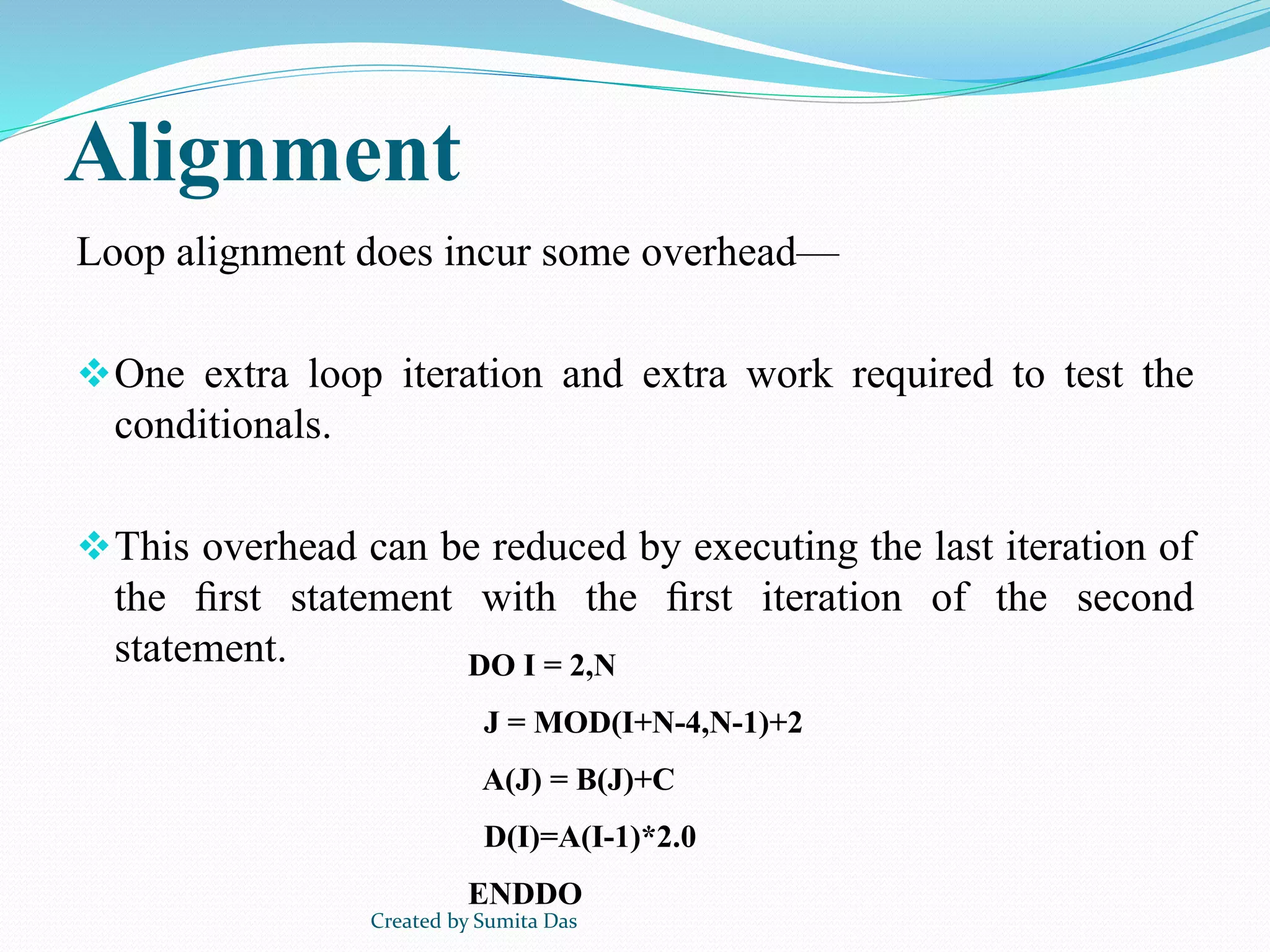 Loop alignment | PPT