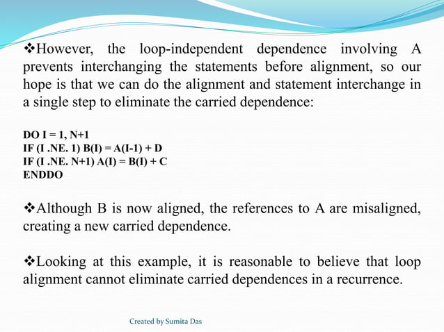 Loop alignment | PPT
