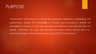 Loopback address | PPT