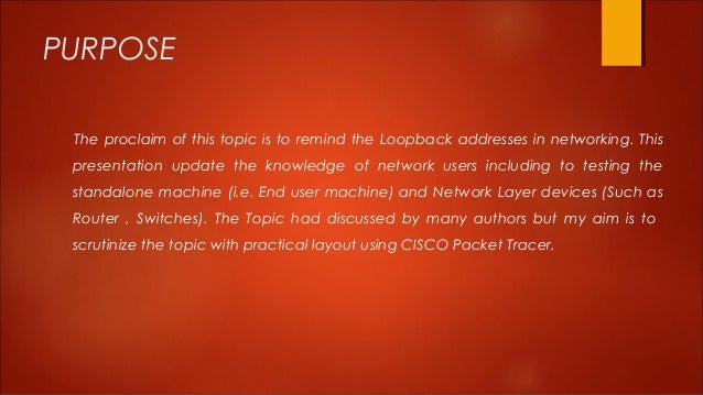 What is a loopback address - wcgera
