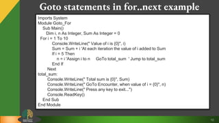 Loop control statements | PPTX