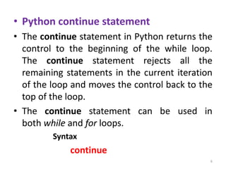 Loop control structure | PPTX | Programming Languages | Computing