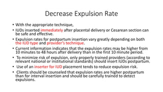 Loop (device orsystem) insertion during cesarean section | PPT