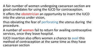 Loop (device orsystem) insertion during cesarean section | PPT