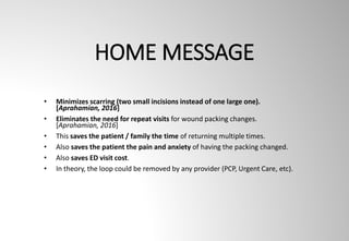 Loop drainage of Abscess | PPTX