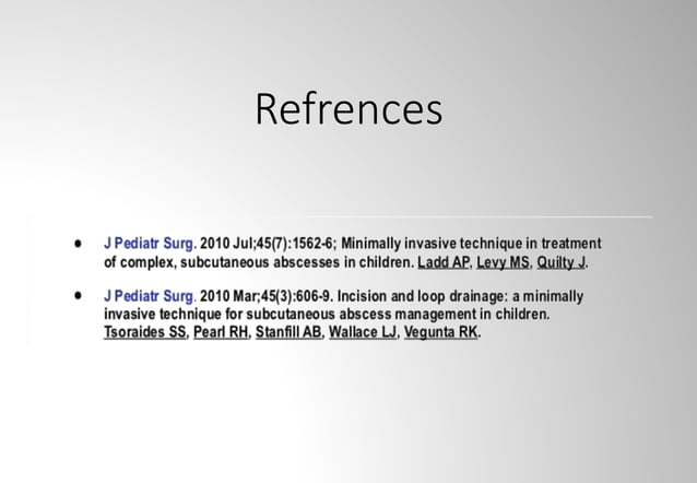 Loop drainage of Abscess | PPTX
