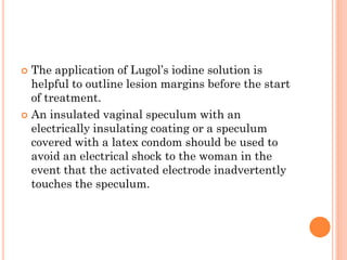 Loop electrosurgical excision procedure | PDF