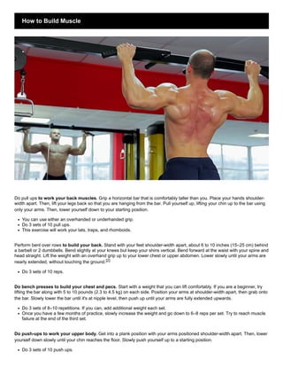 Bodybuilding 101 | PDF