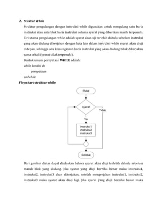 Looping Algoritma | PDF