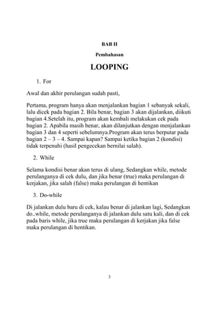 Looping | PDF
