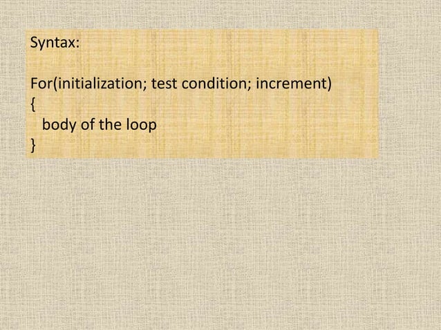 Looping (Computer programming and utilization) | PPT