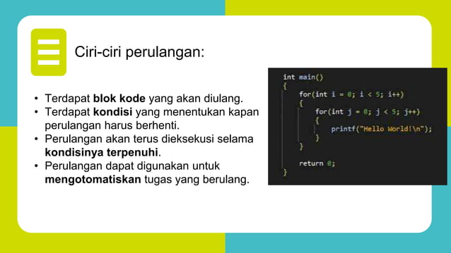 Looping perulangan pemograman dasar.pptx