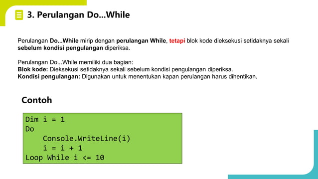 Looping perulangan pemograman dasar.pptx