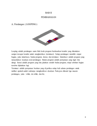 Perulangan atau looping dalam java | DOCX