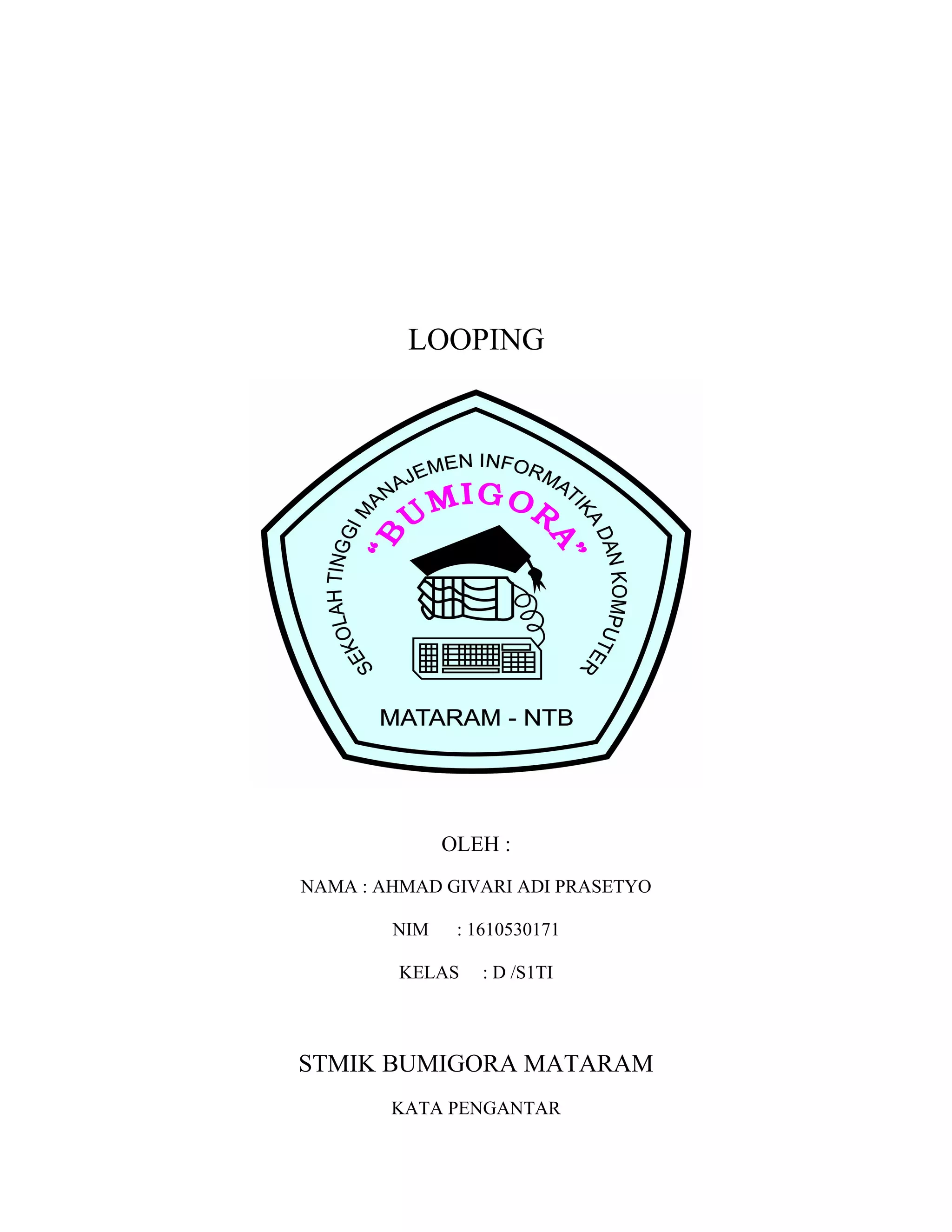 PERULANGAN (LOOPING) | DOC