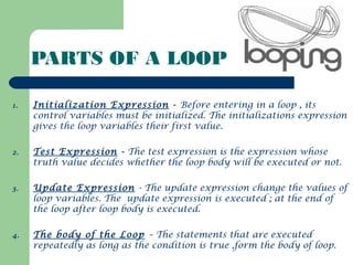 Looping in c++ | PPT