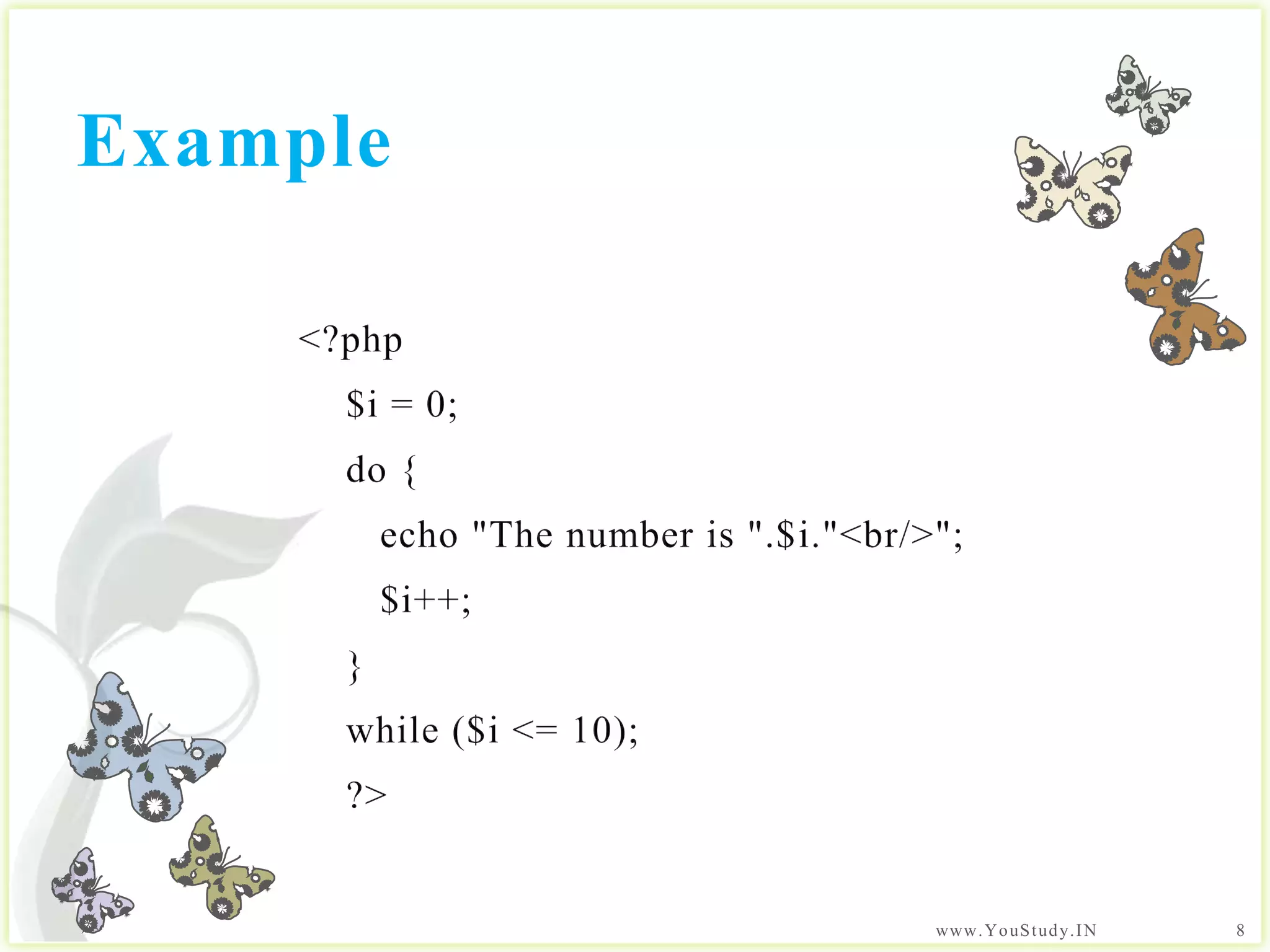 Looping statement | PPTX