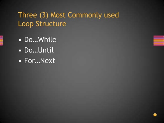 Looping statement | PPTX | Programming Languages | Computing