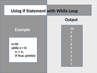 loopin gstatement in python using .pptx | Programming Languages | Computing