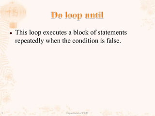 Looping statement in vb.net