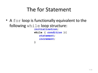 Looping statements in Java | PPT